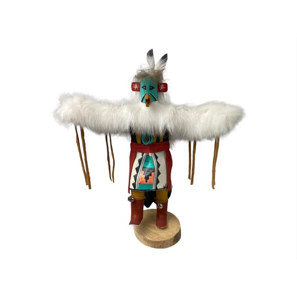Art | Vintage Native American Navajo Eagle Kachina Doll Signed Blue ...